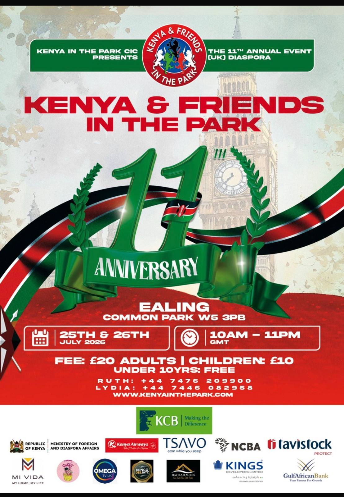 KENYA & FRIENDS IN THE PARK